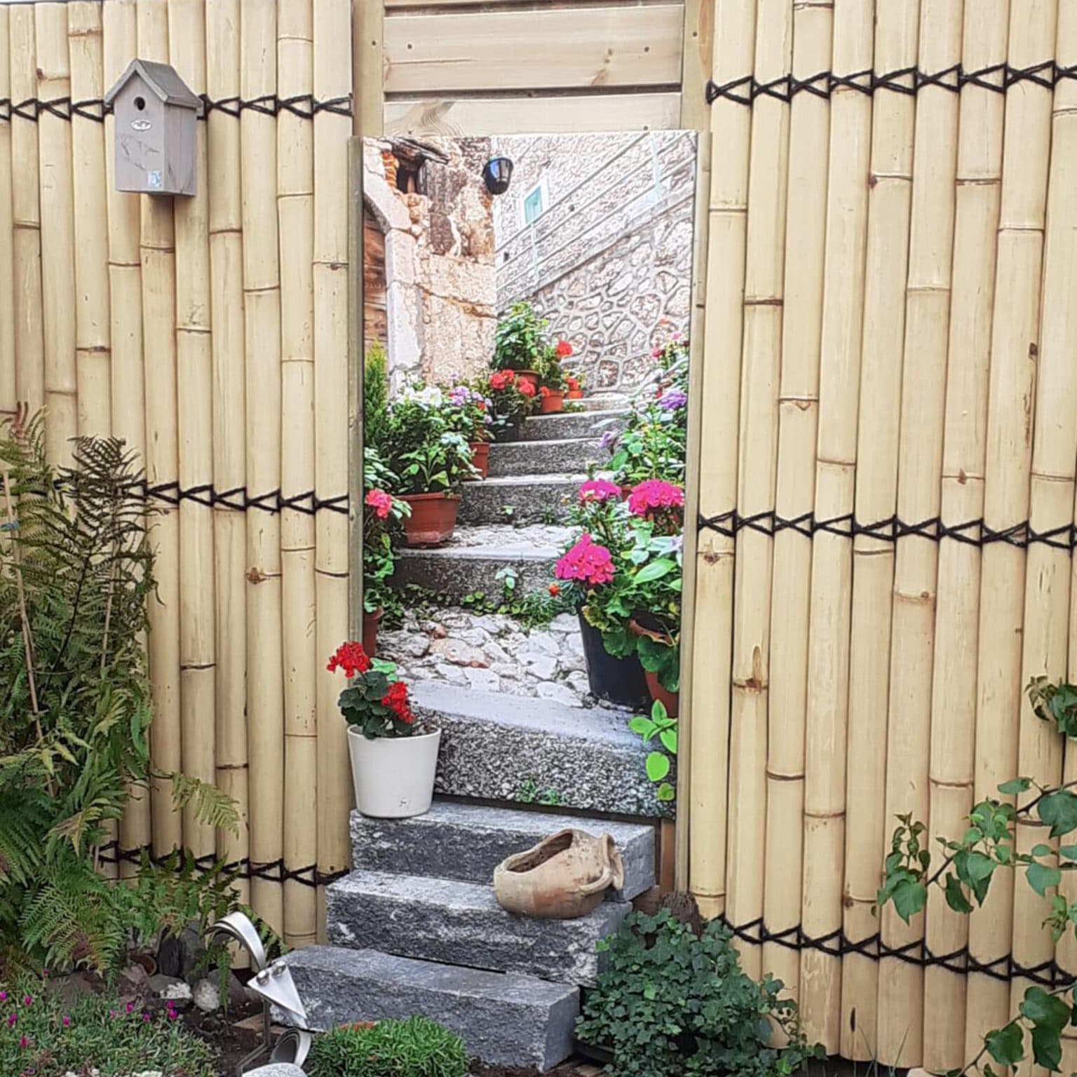 Moso Bamboe tuinscherm 180x90 cm.