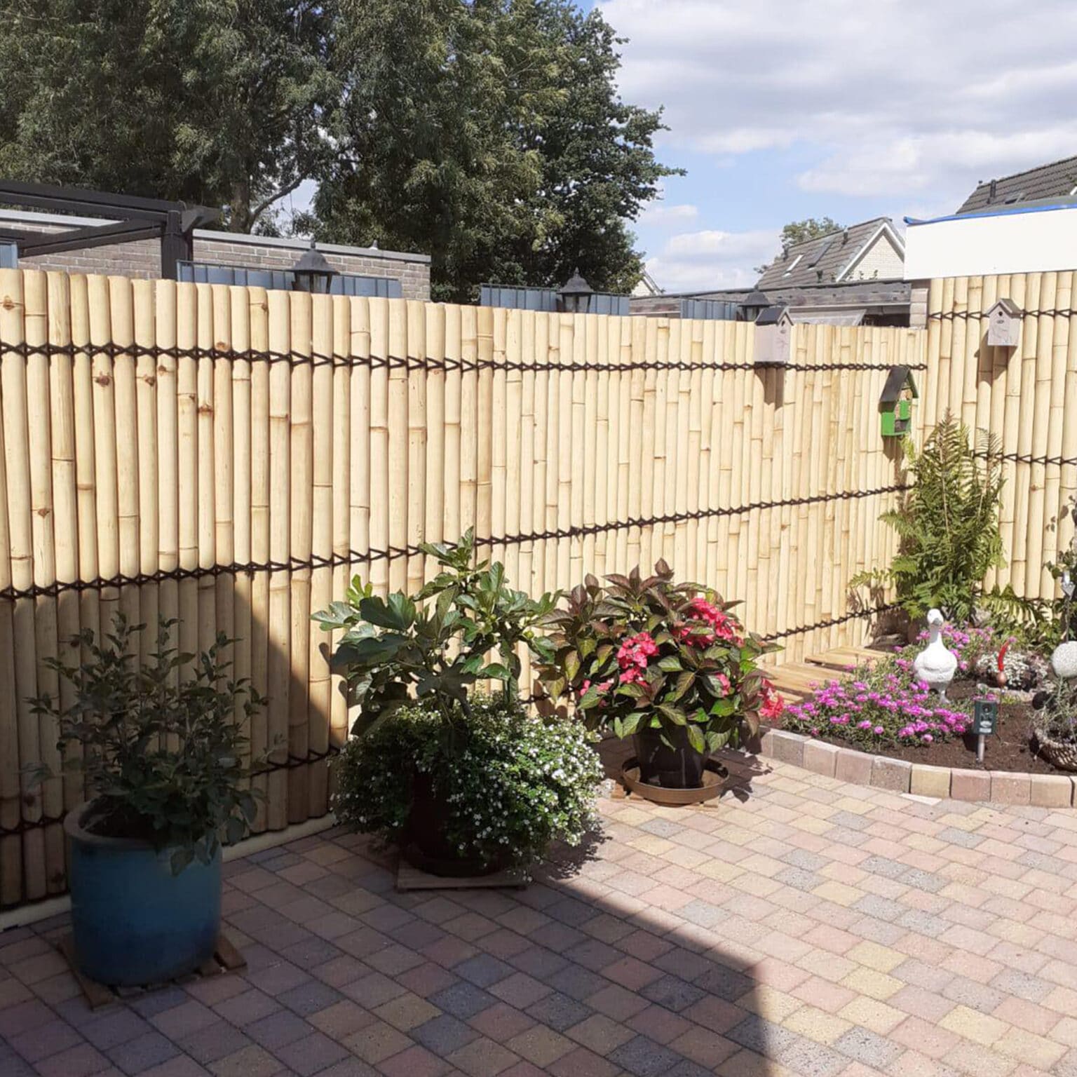 Moso Bamboe tuinscherm 180x90 cm.